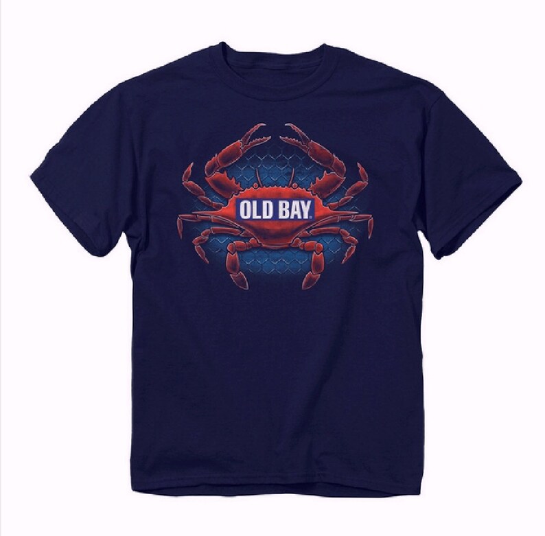 Old Bay Crab Emblem Short Sleeve T-shirt - Etsy