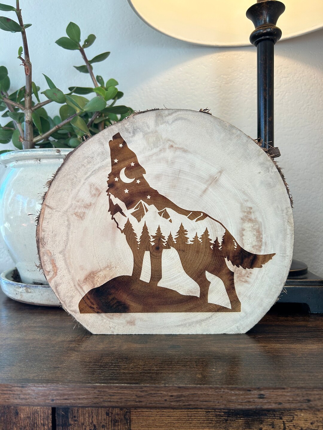 Wolf Shelf Decor, Wolf Art, Wolves, Rustic Home Decor, Man Cave, Wolf ...