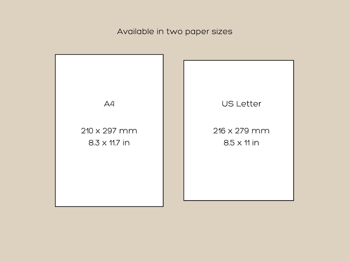 Weekly Planner Printable Undated Weekly Planner Template US - Etsy