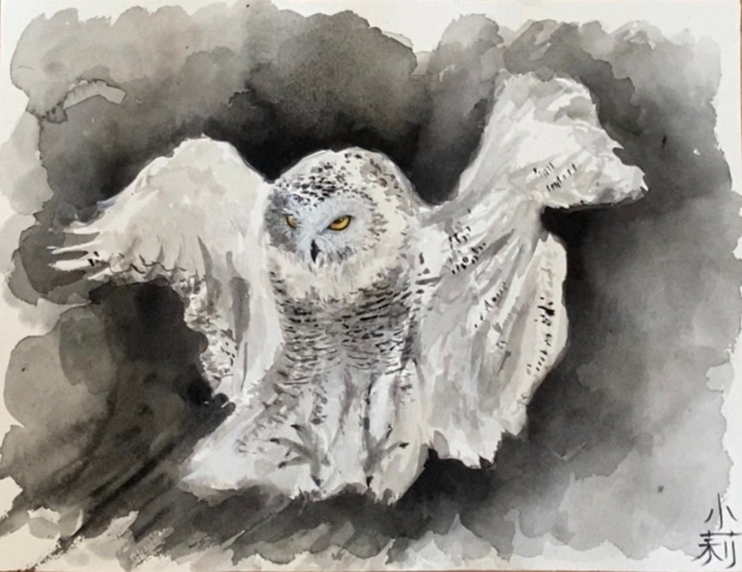 Snowy Owl PRINT - Etsy