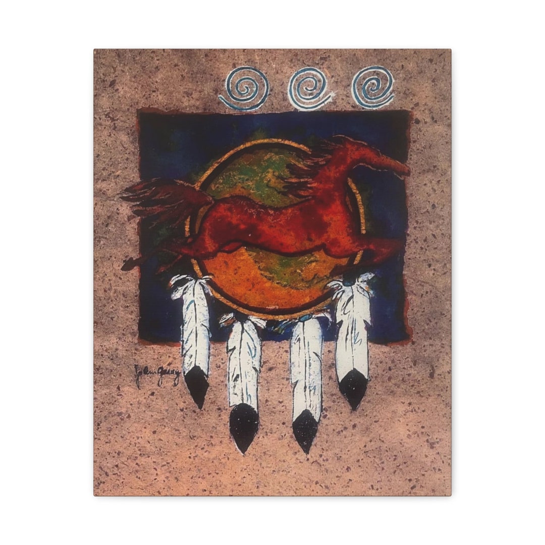 Southwest Decor, Wall Art, Equestrian Themed Wall Art, Native American ...