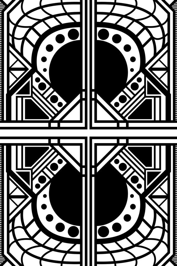 Hourglass Cross Art Deco Design - Etsy