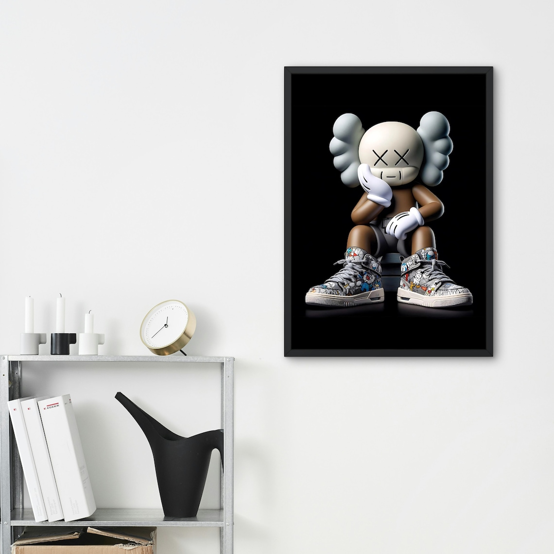 KAWS Poster, Framed Hypebeast Kaws Figure Poster, Kaws Poster Print ...
