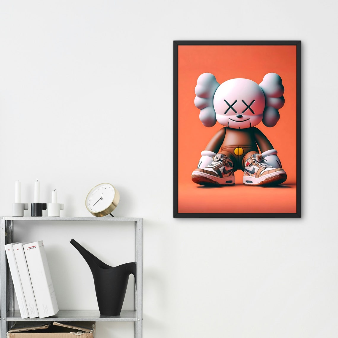 KAWS Poster, Framed Hypebeast Kaws Figure Poster, Kaws Poster Print ...