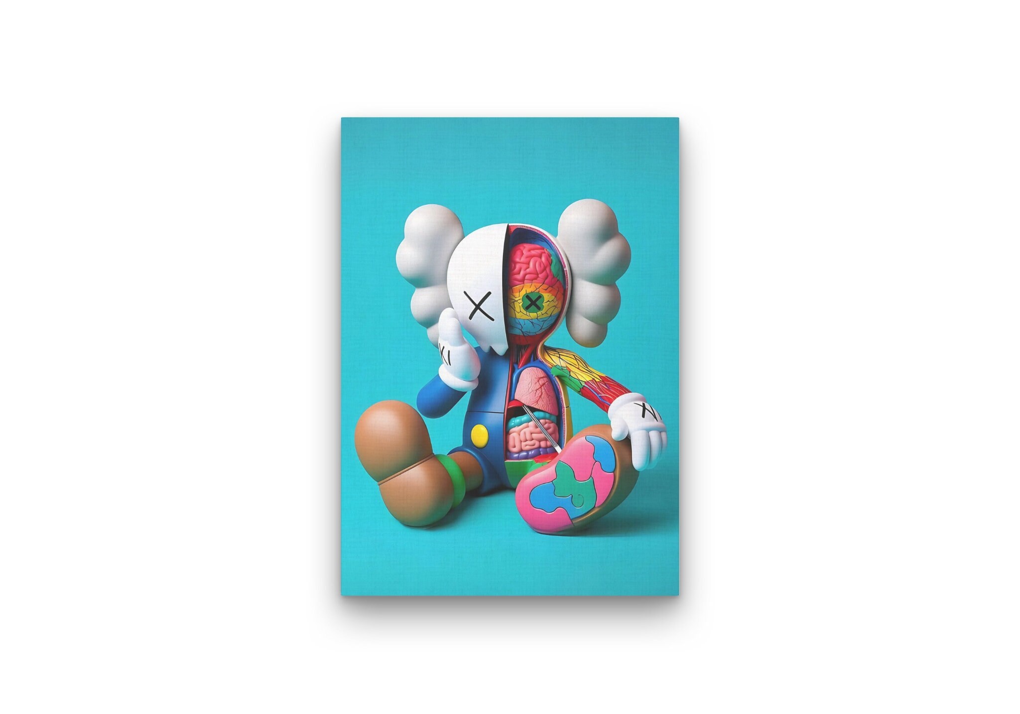 KAWS Blue Poster, Printable Hypebeast Kaws Figure Poster, Kaws Poster ...
