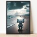 KAWS Beach Poster, Printable Hypebeast Kaws Figure Poster, Kaws Poster ...