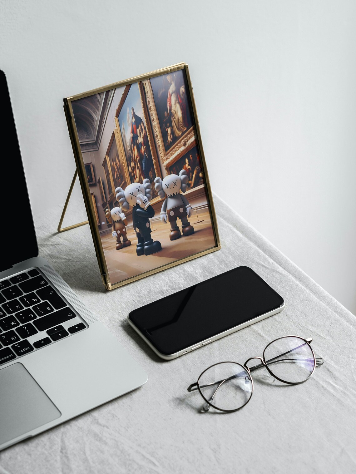 KAWS Figure Art Print, Famous Painting Poster, Hypebeast Wall Art ...