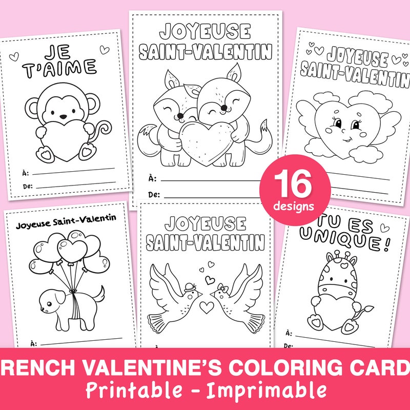 Cartes de saint valentin pour enfants - Etsy Canada