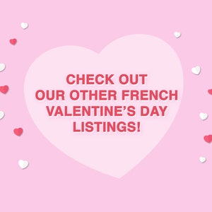 French Valentine's Day Printable Coloring Cards, Kids Valentines Cards ...