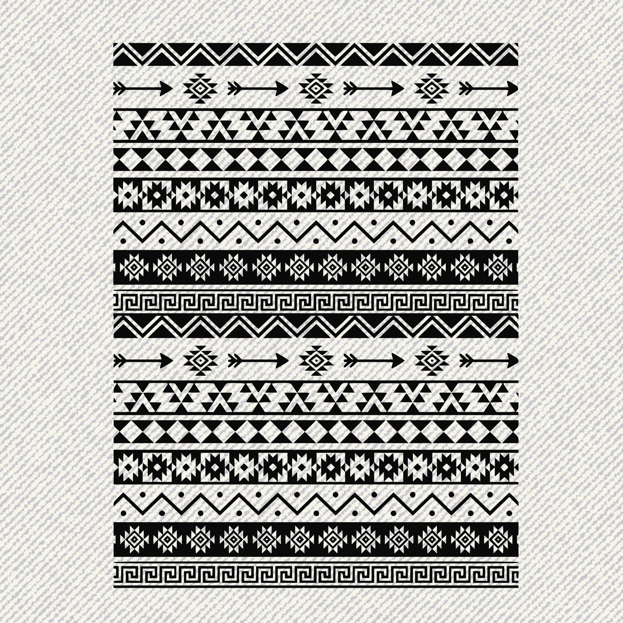 Aztec Print Svg, Aztec Pattern, Aztec Svg, Seamless Print, Aztec Print ...