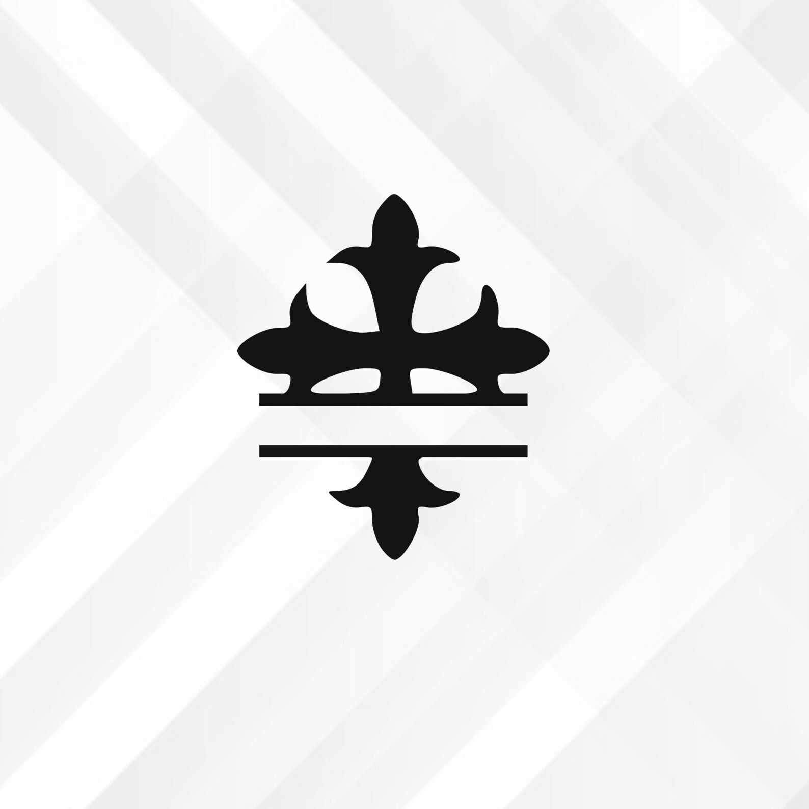 Cross Svg Split Cross Svg Cross Monogram Svg Cross Png Svg - Etsy