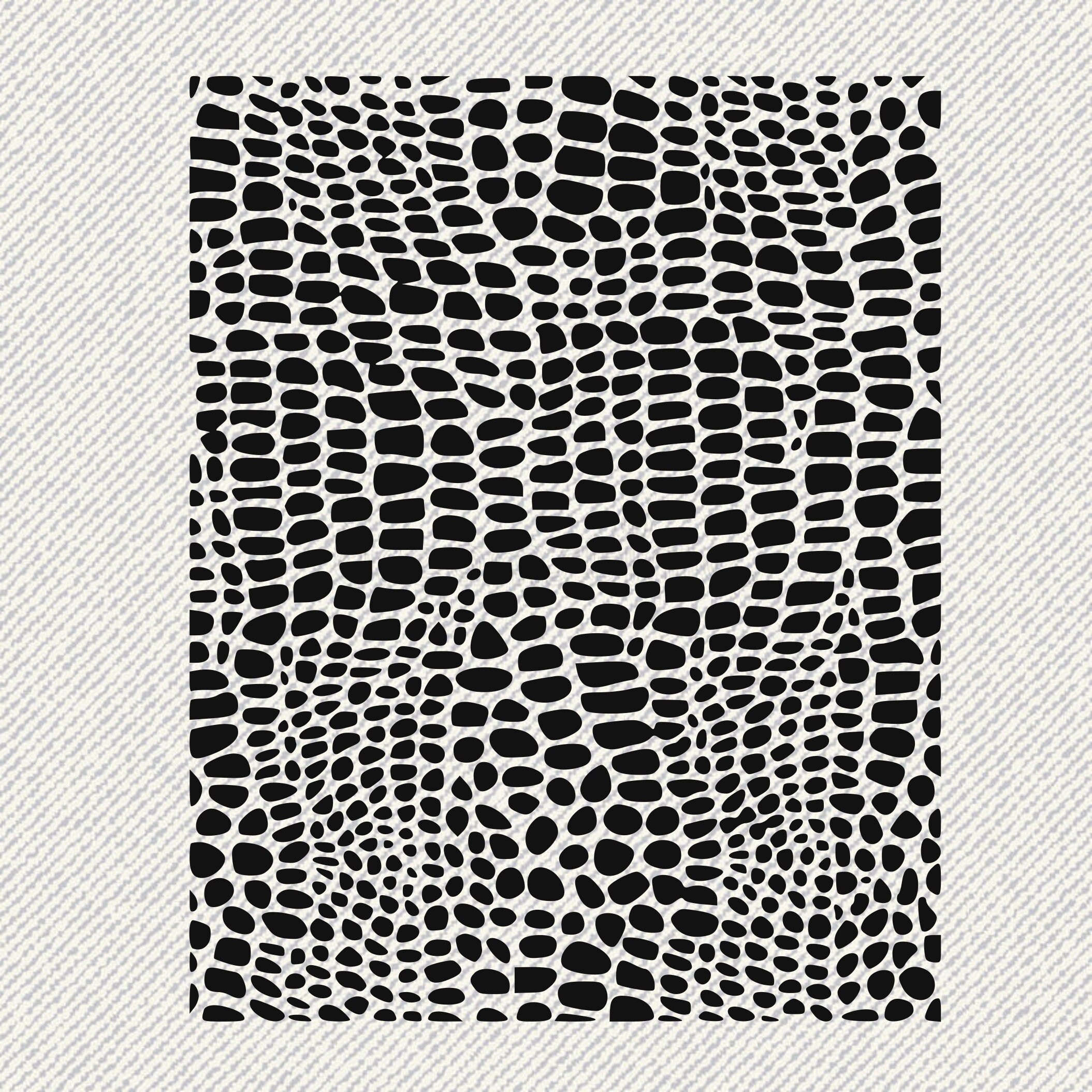 Alligator Skin Stencil