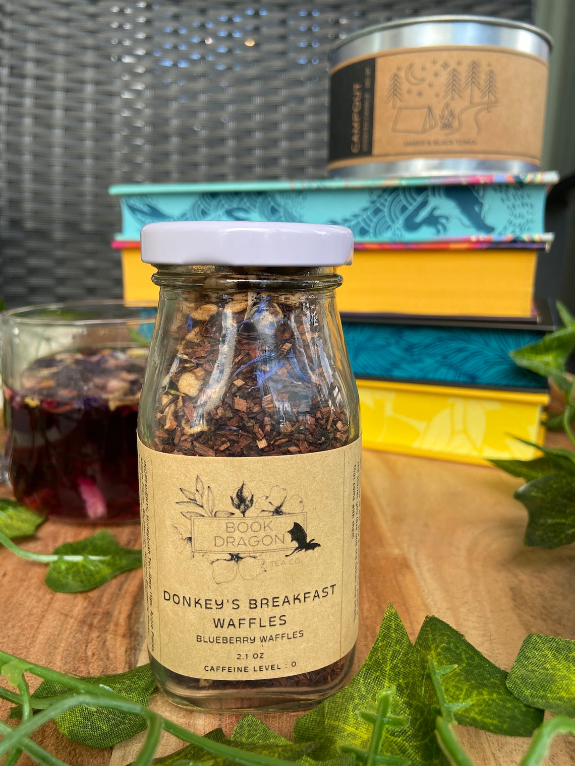 Donkey's Breakfast Waffles Blueberry Waffles Flavored Tea Shrek ...