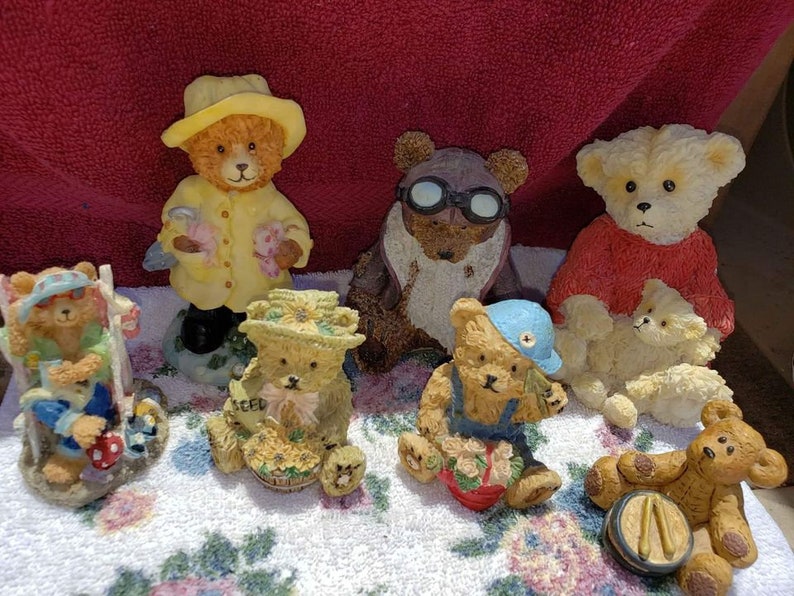 Vintage Miscellaneous 1990s Bear Collectible Figurines - Etsy
