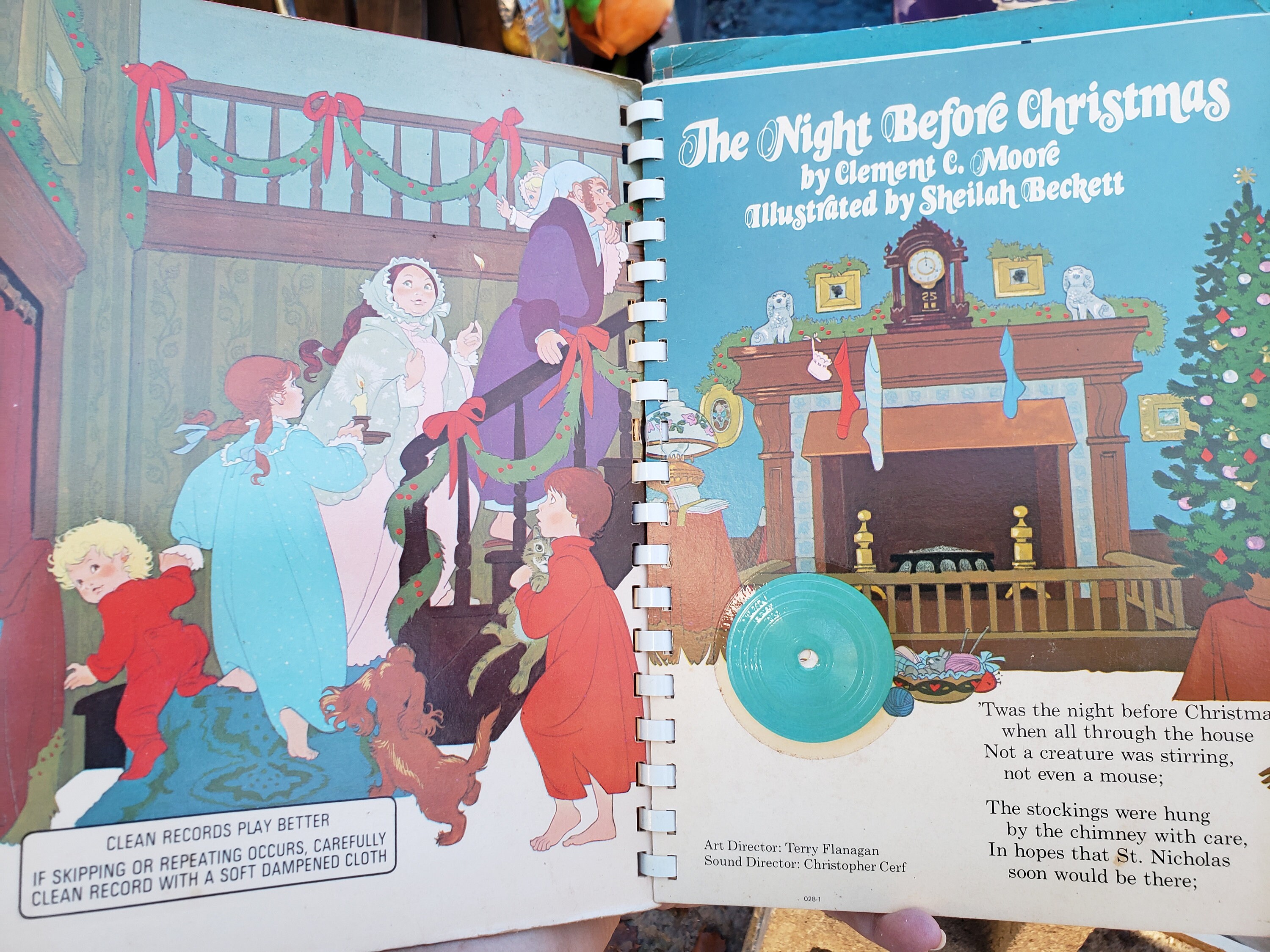 1970s 80s Fisher Price Talk to Me Record and Book Night Before Christmas - Etsy