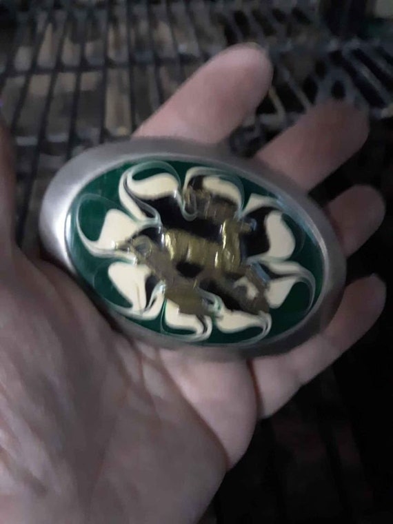 Vintage Collectible John Deere Belt Buckle - Gem