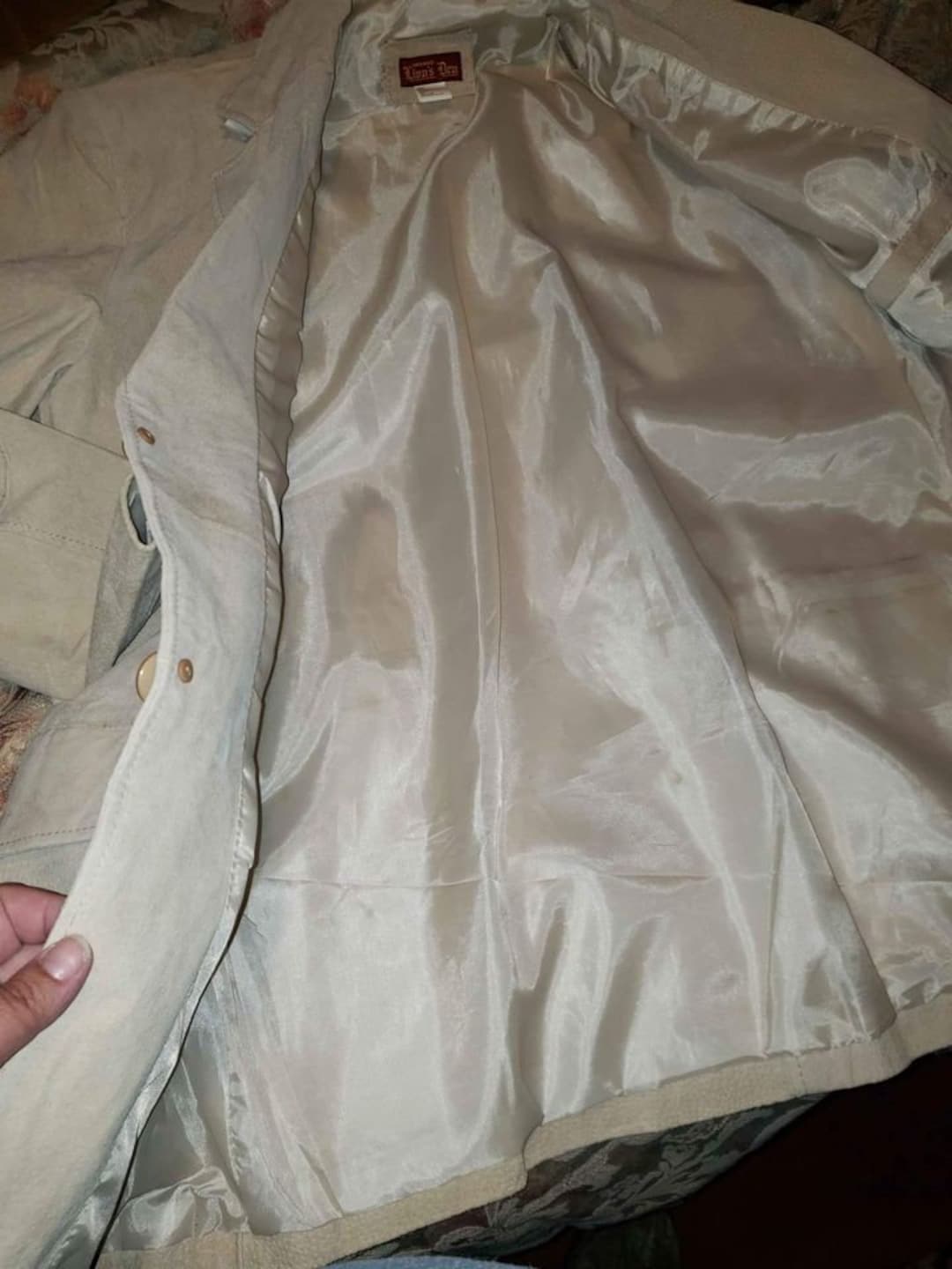 Men's VINTAGE Haband Lion's Den Tan Suede Leather Jacket Size Large - Etsy