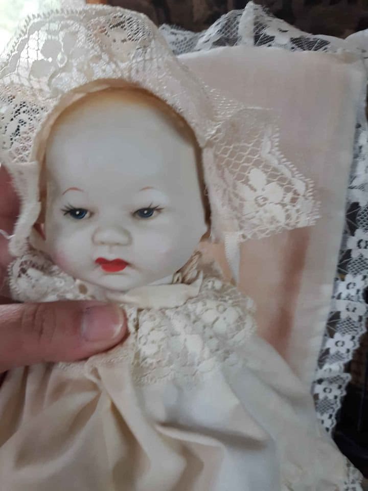 Vintage Porcelain Baby Doll Very Pale Skin - Etsy