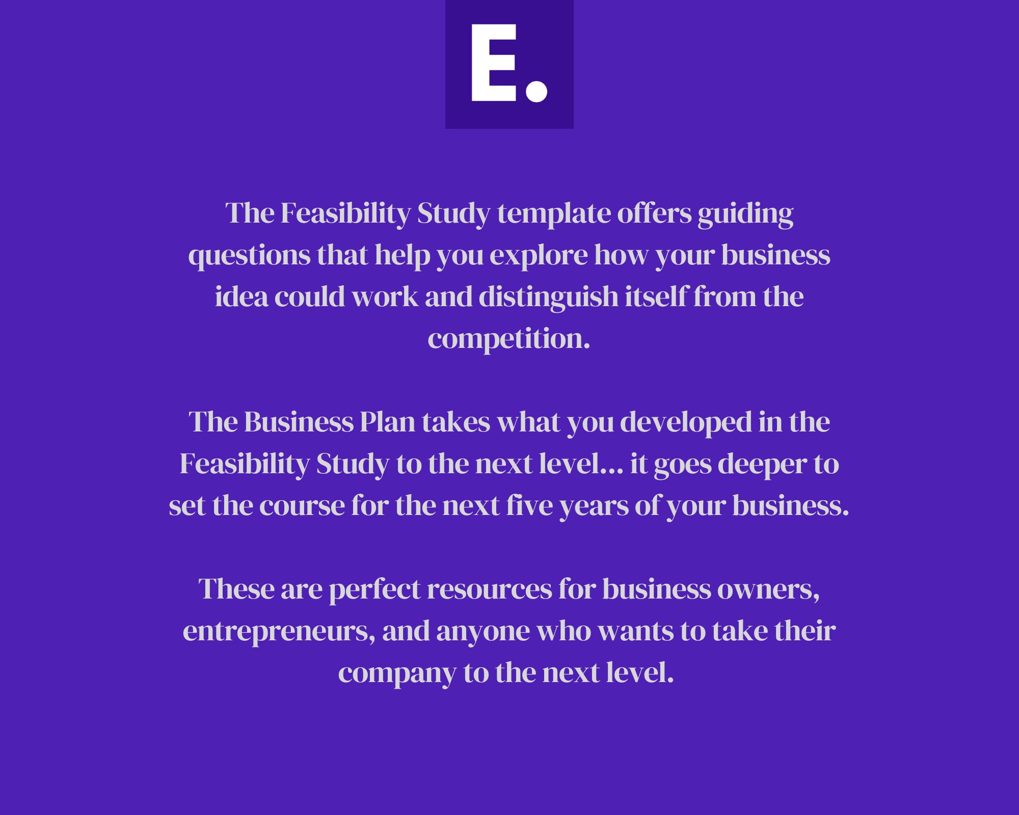 Feasibility Study Questions