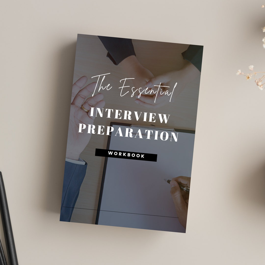 How to Prepare for an Interview Workbook Pre Interview - Etsy