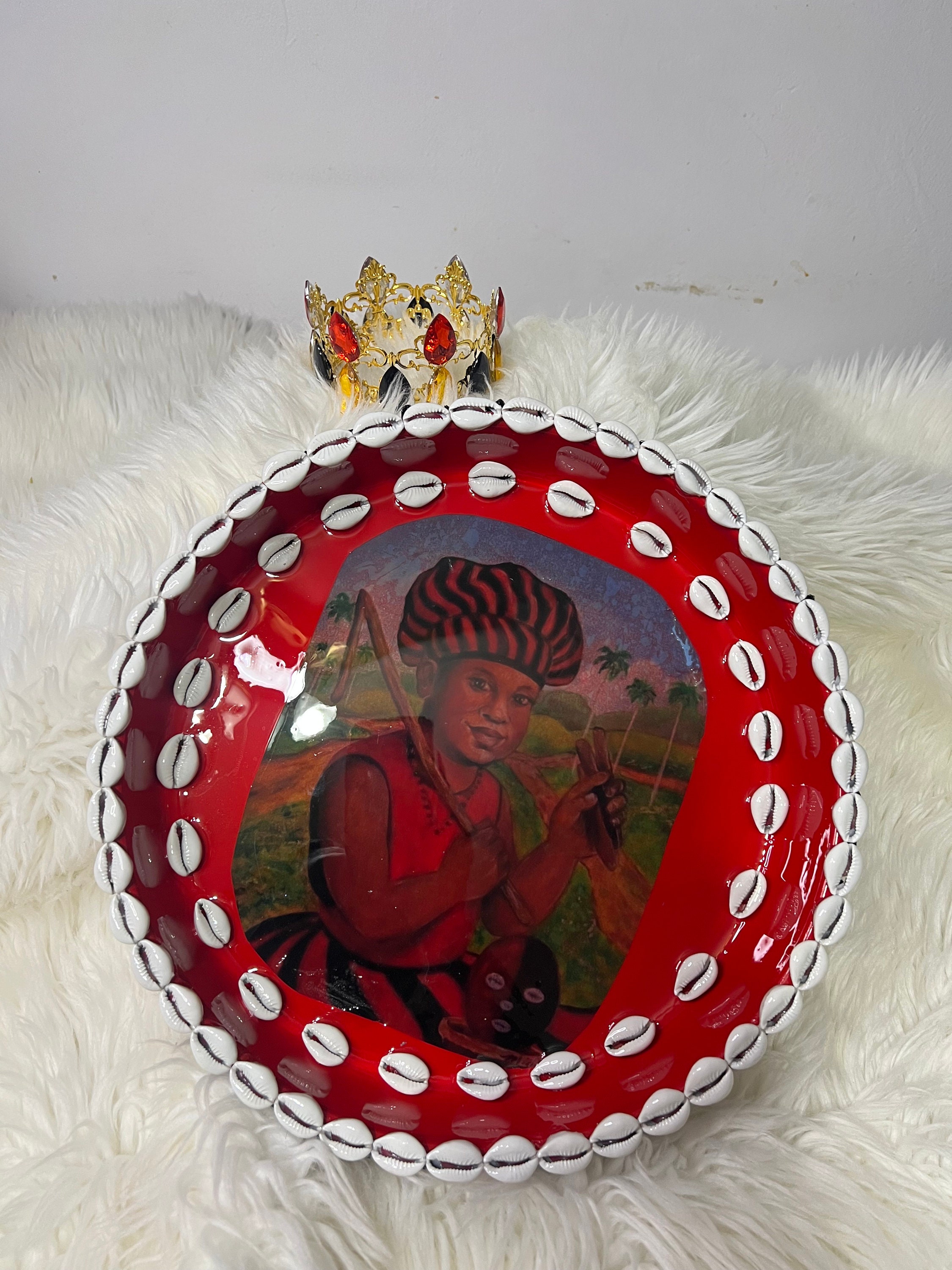 Elegua, Plate and Crown - Etsy