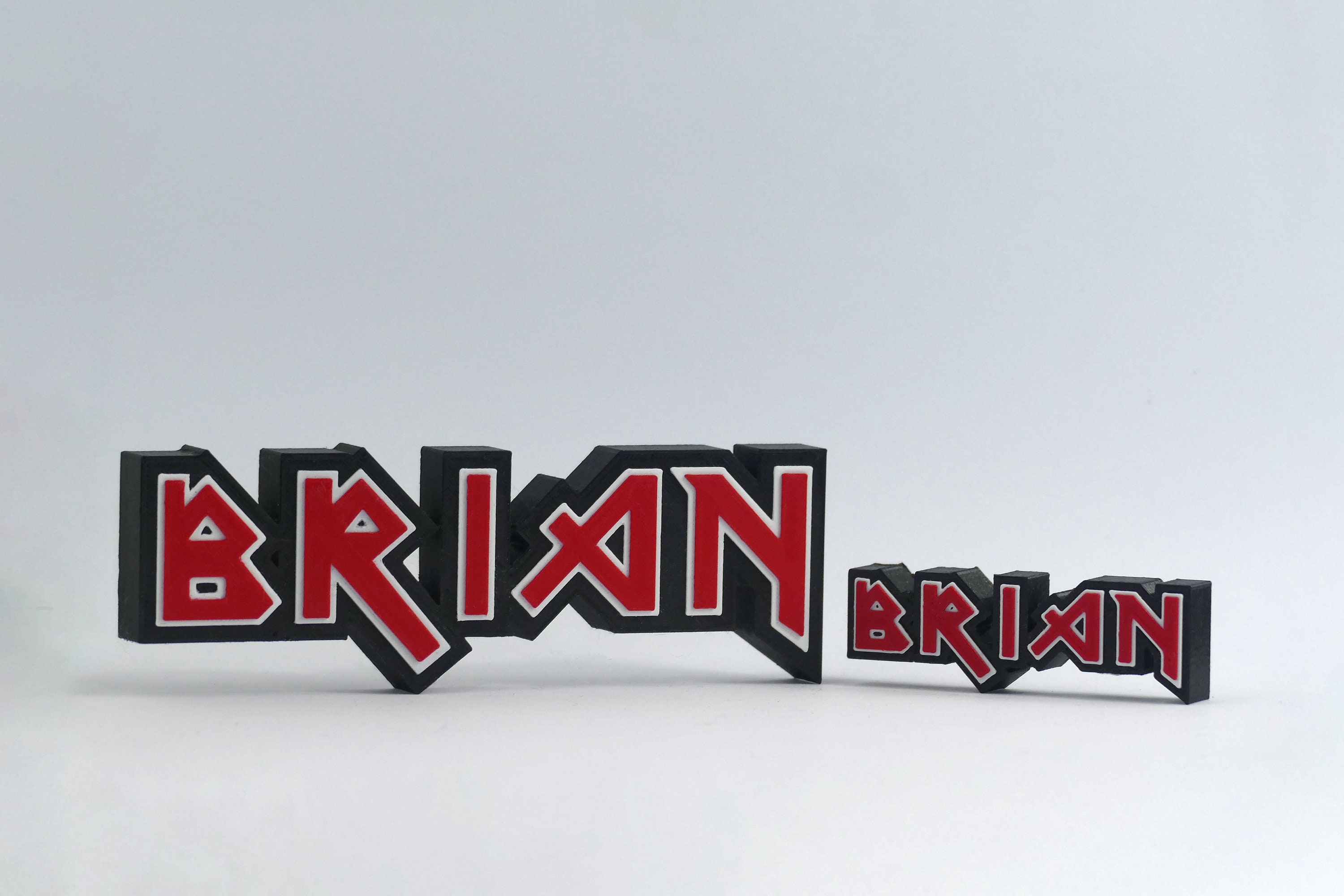 Custom Name Iron Maiden Font 3D Print - Etsy Israel