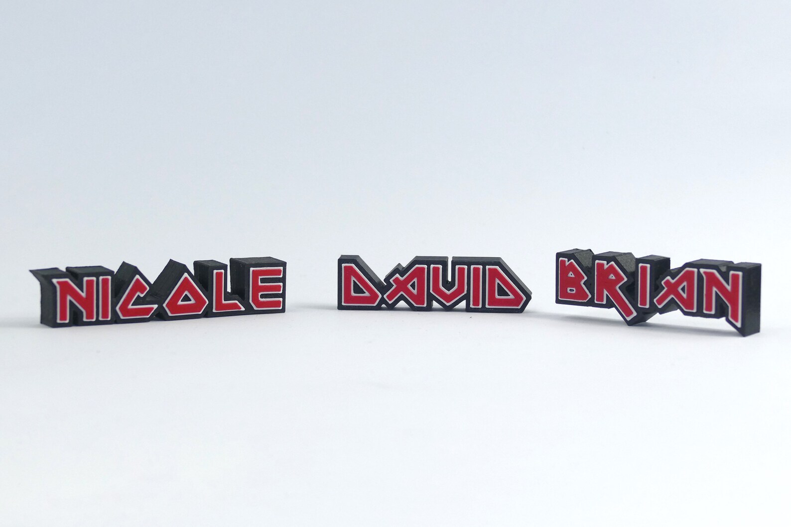 Custom Name Iron Maiden Font 3D Print - Etsy