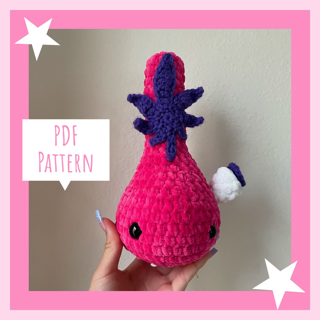 Digital Pattern pdf: Crochet Bong Pattern - Etsy