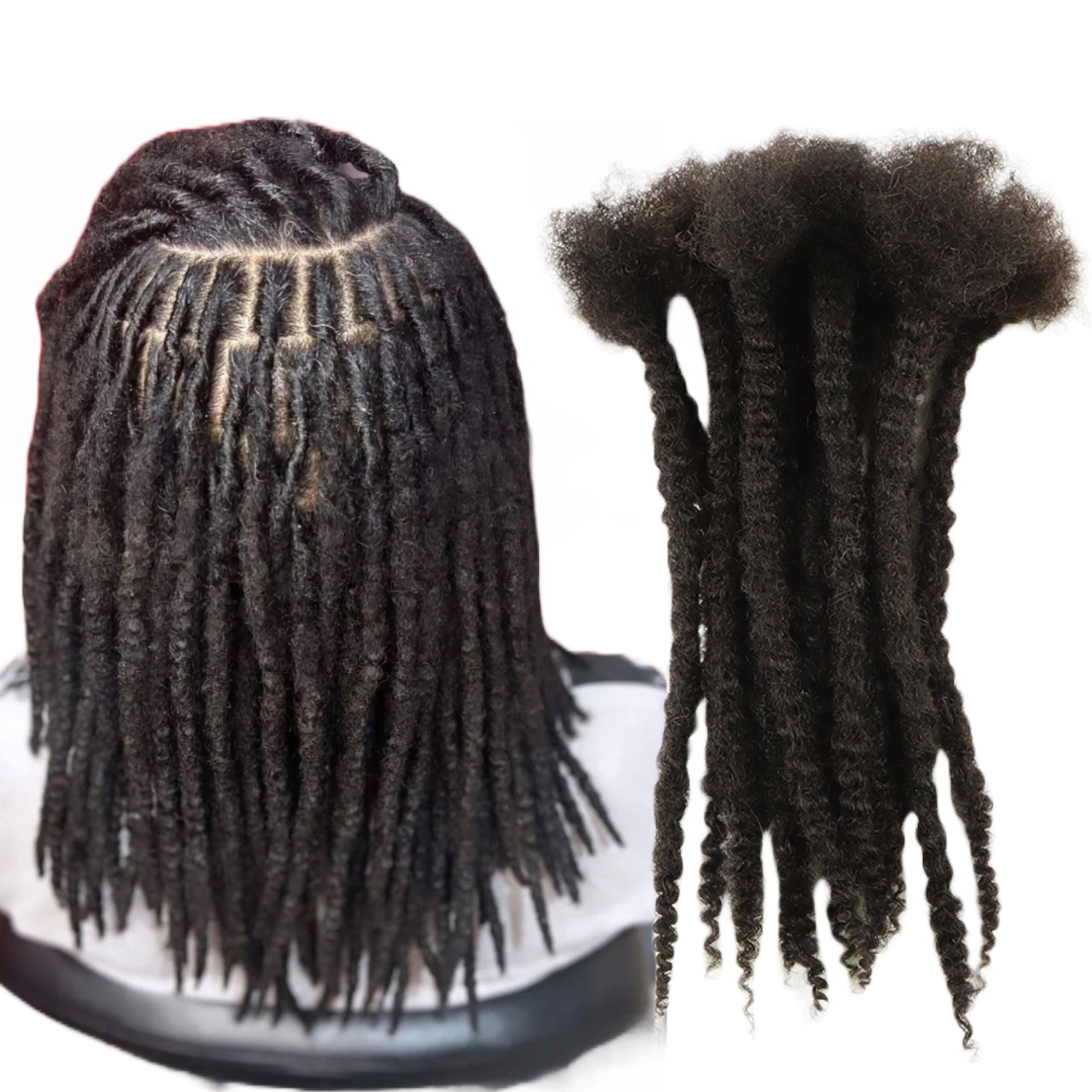 Textured Dreadlock Extensions, Textured Loc Extensions, 100% Human Hair ...