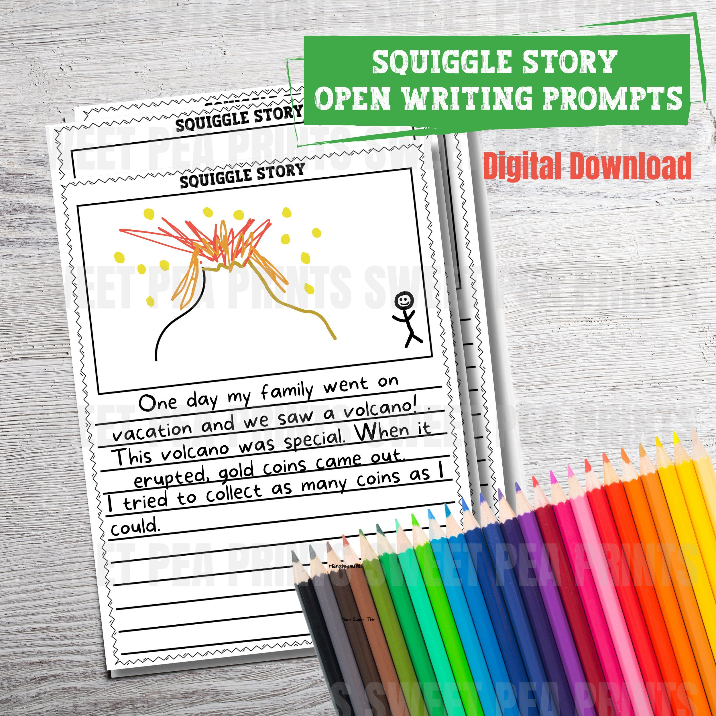 Printable Writing Prompt for Elementary Creative Writing Open Prompt ...