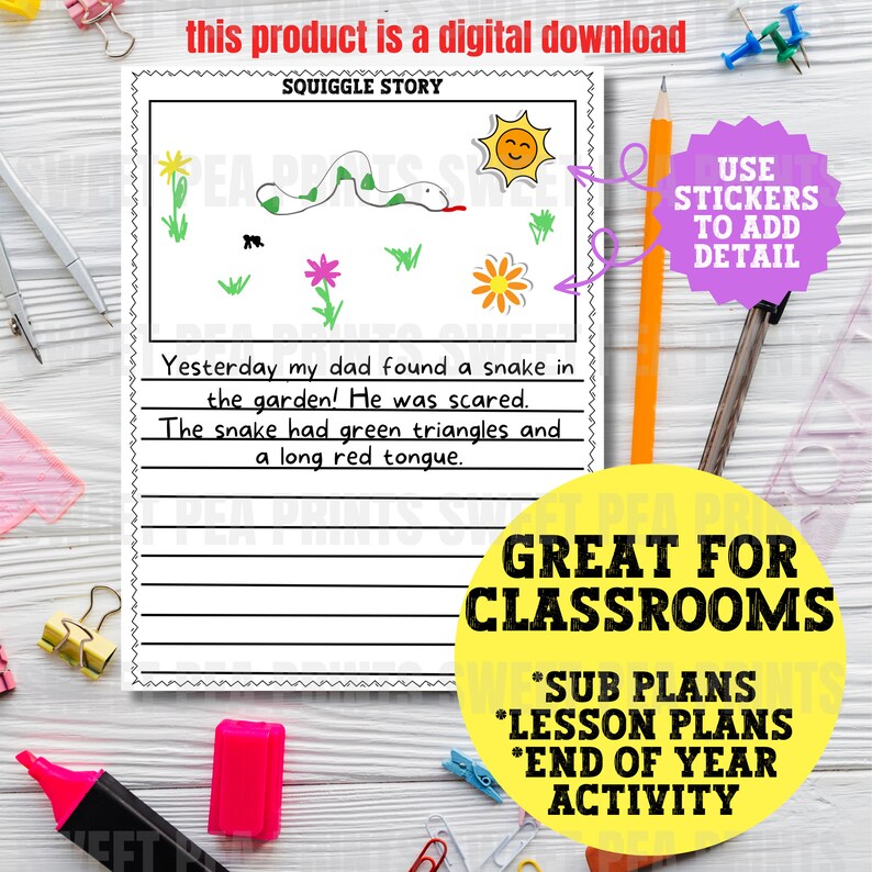 Printable Writing Prompt for Elementary Creative Writing Open Prompt ...