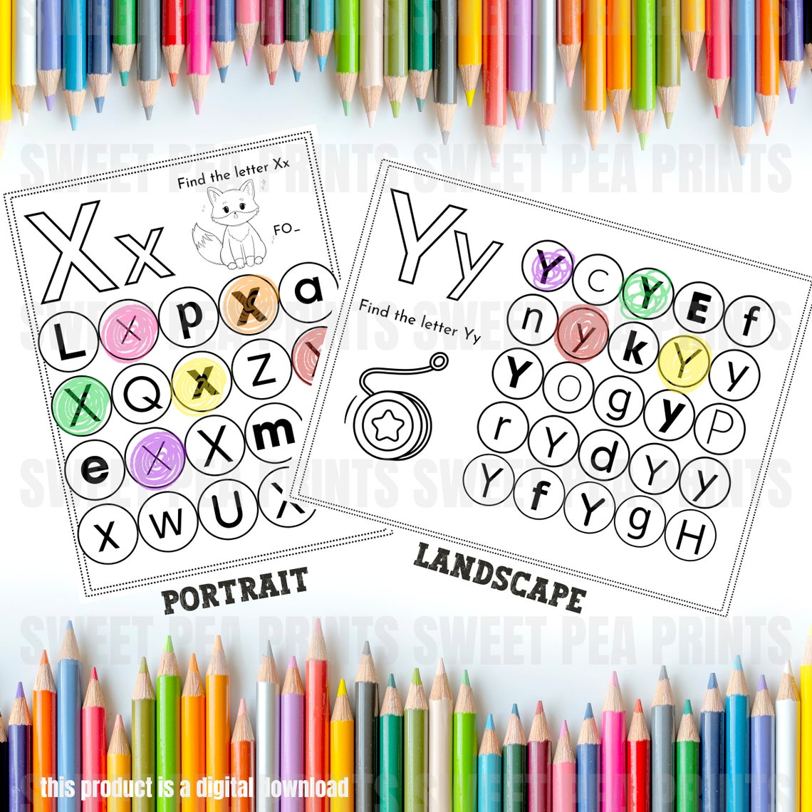Printable Alphabet Worksheet for Kids Letter Sounds Bundle Letter ...