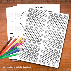 Printable Table Games for Kids Screen Free Table Activity for ...