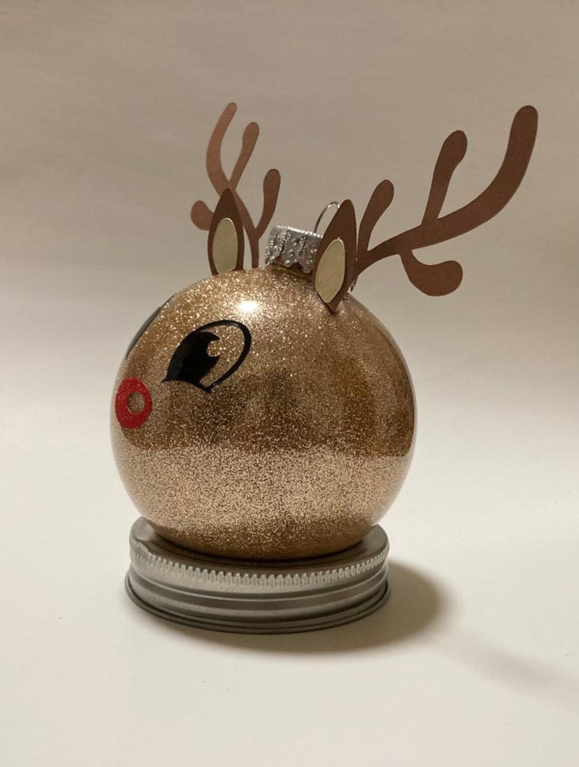 Red-nosed Reindeer Ornament, Christmas Decor, Cute Gift, Christmas Tree ...