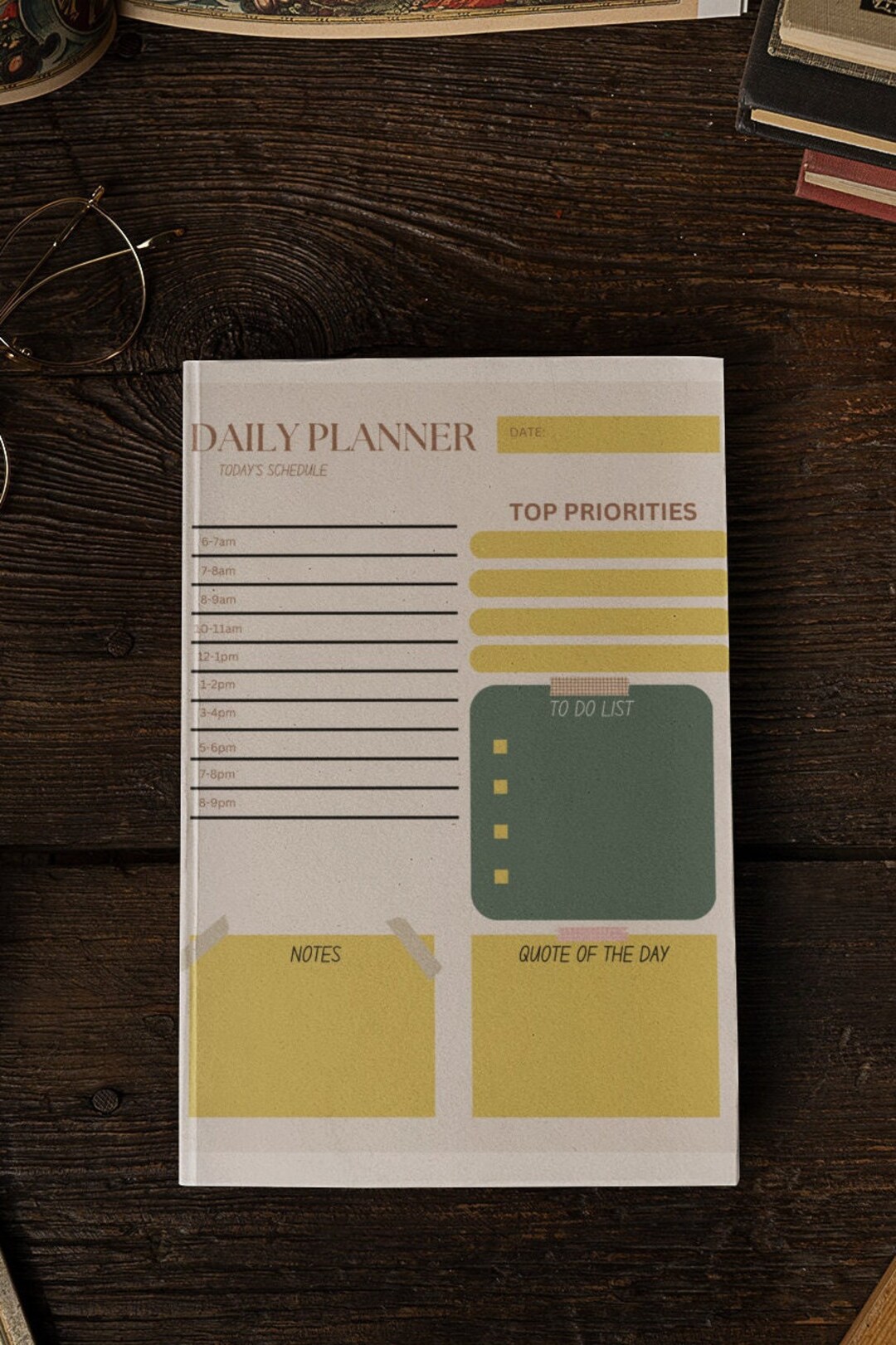 Daily Planner, Weekly Planner, Printable Planner, Planner Set, Planner ...