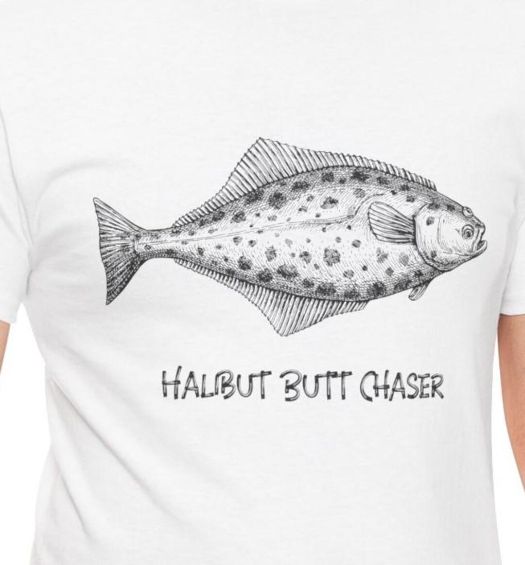 Funny Halibut Fishing Shirt, Fisherman Gift, Mens Tshirt Fathers Day ...
