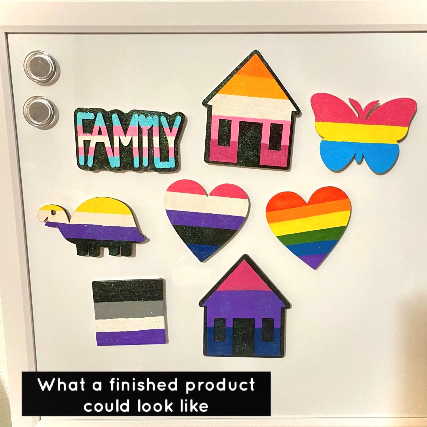 Butterfly Magnet Custom Pride Flag - Etsy