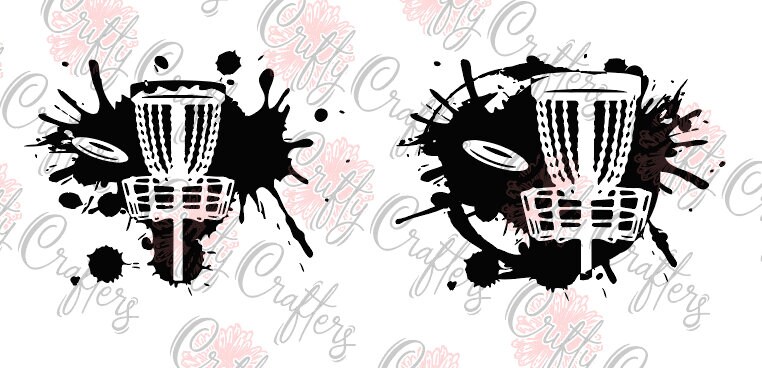 Disc Golf SVG Vector Basket Chains Disk/ Frisbee Golf Both Files - Etsy