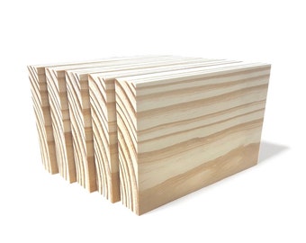 Unfinished Wood Blocks, Pine, Sanded - Etsy