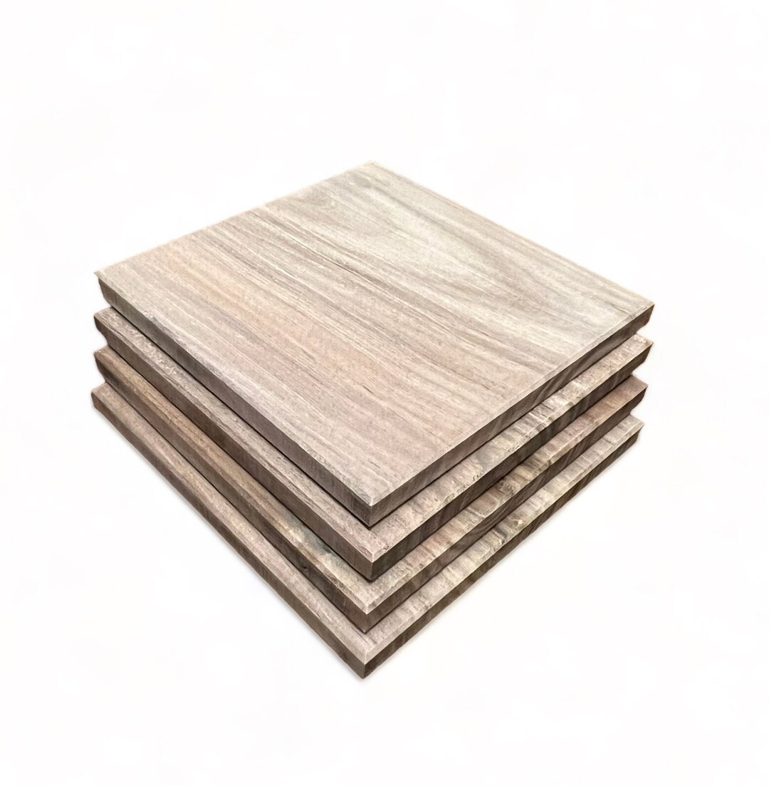 Unfinished Hardwood 4x4 Planks Coasters - Etsy