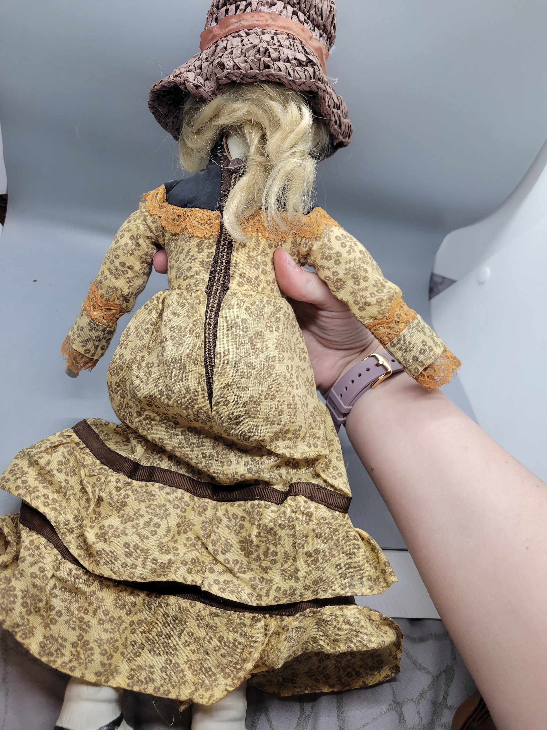 Vintage Porcelian Doll - Etsy