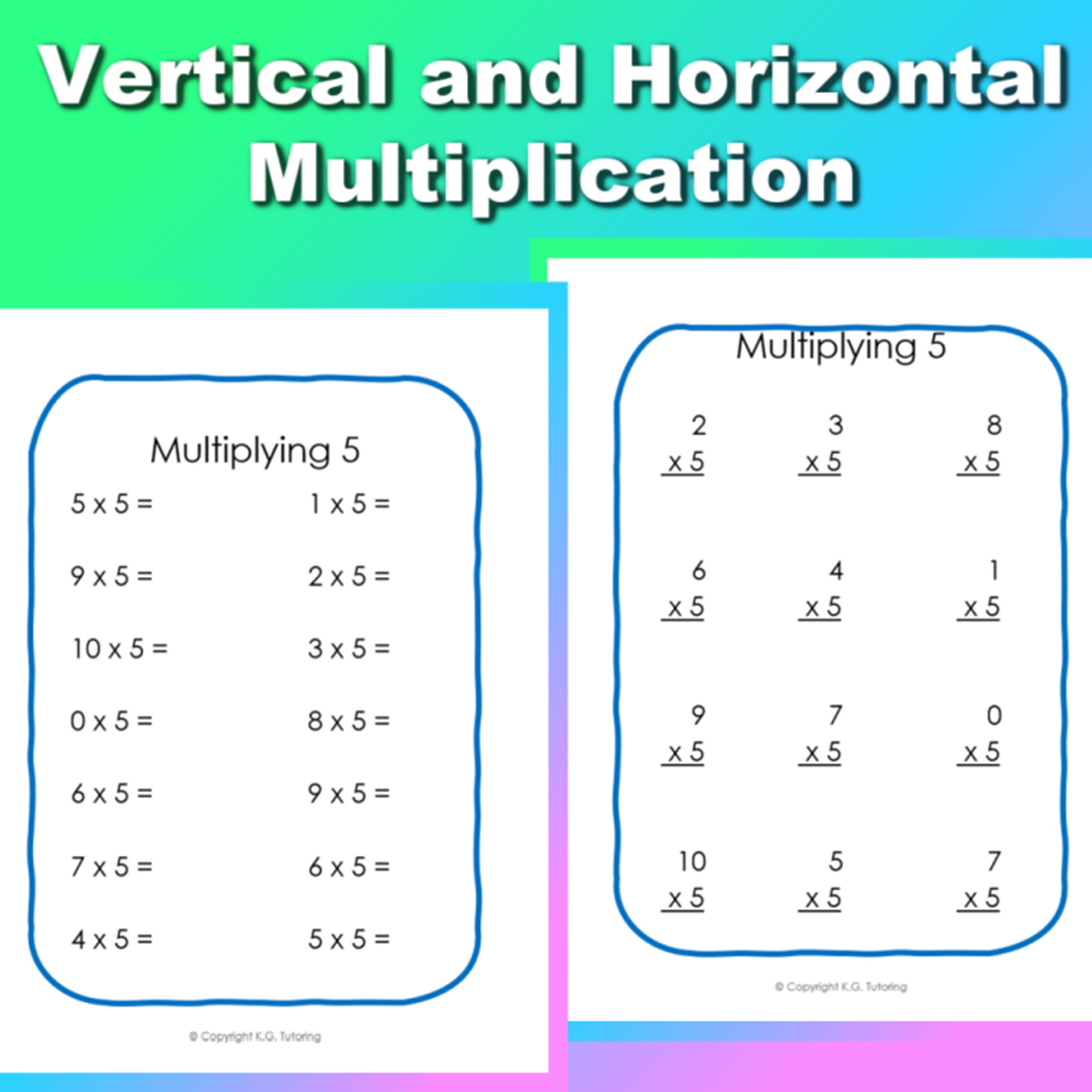 Multiplication Worksheets (30 Pages) Multiply - Math Practice ...