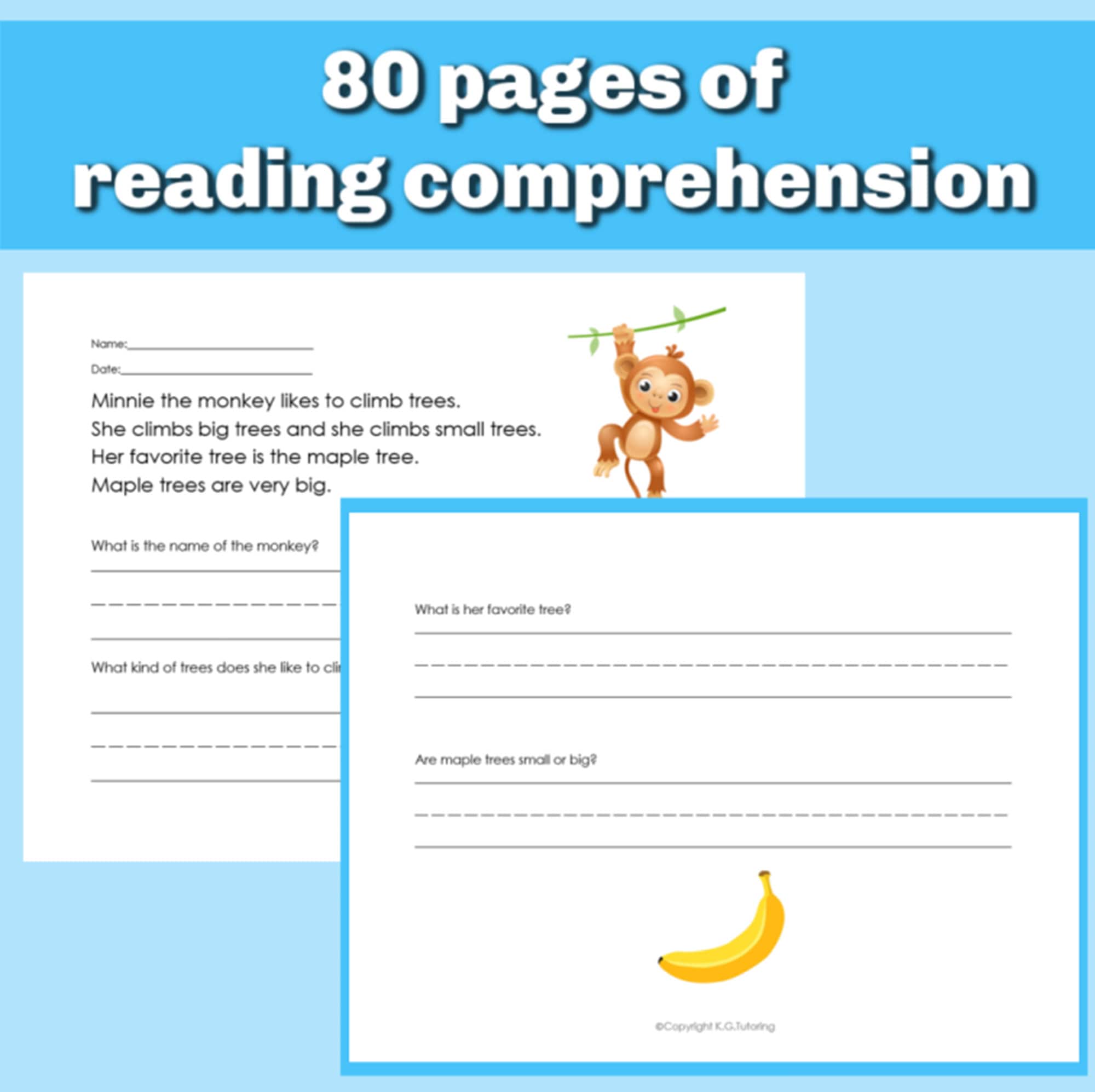 First Grade Summer Review Worksheets - Grade 1 to Grade 2 - Reading ...