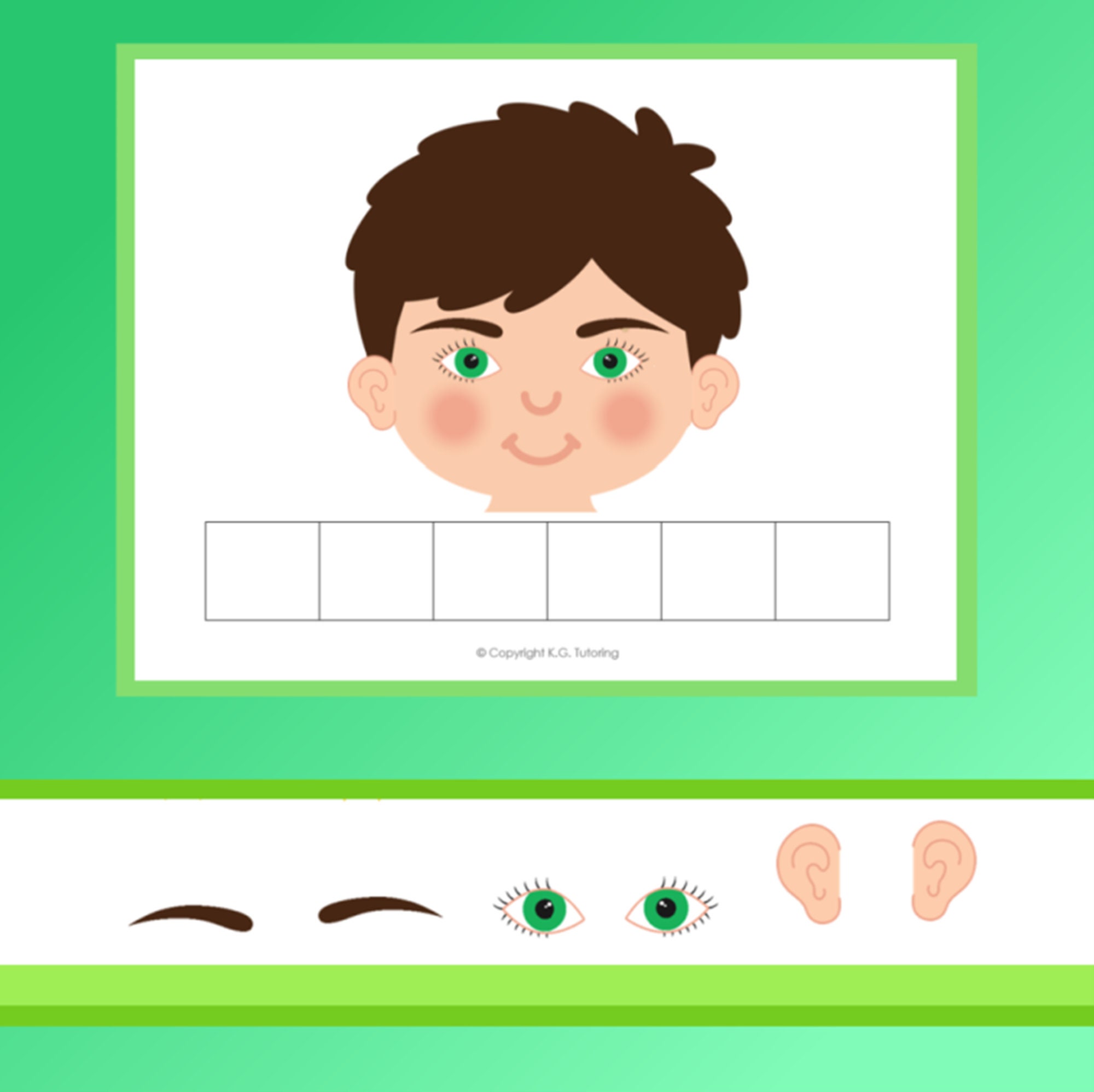 Printable Busy Book Activity - Build a Face - Toddler - Preschool ...