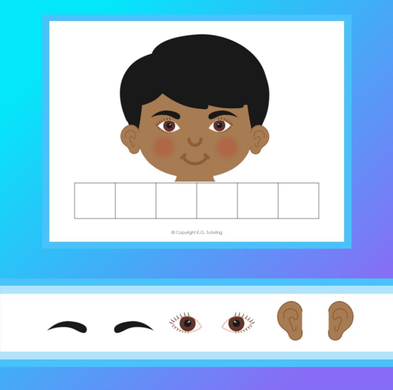 Printable Busy Book Activity - Build a Face - Toddler - Preschool ...