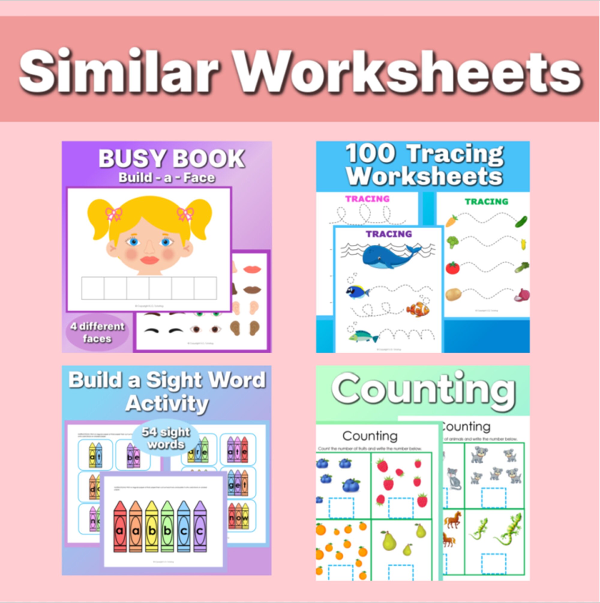 Printable Busy Book Activity - Ice Cream - Toddler Preschool Learning ...