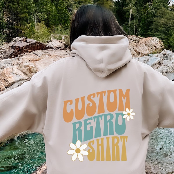 Custom Retro Font Shirt Personalized Cottagecore Shirt Groovy Tshirt ...