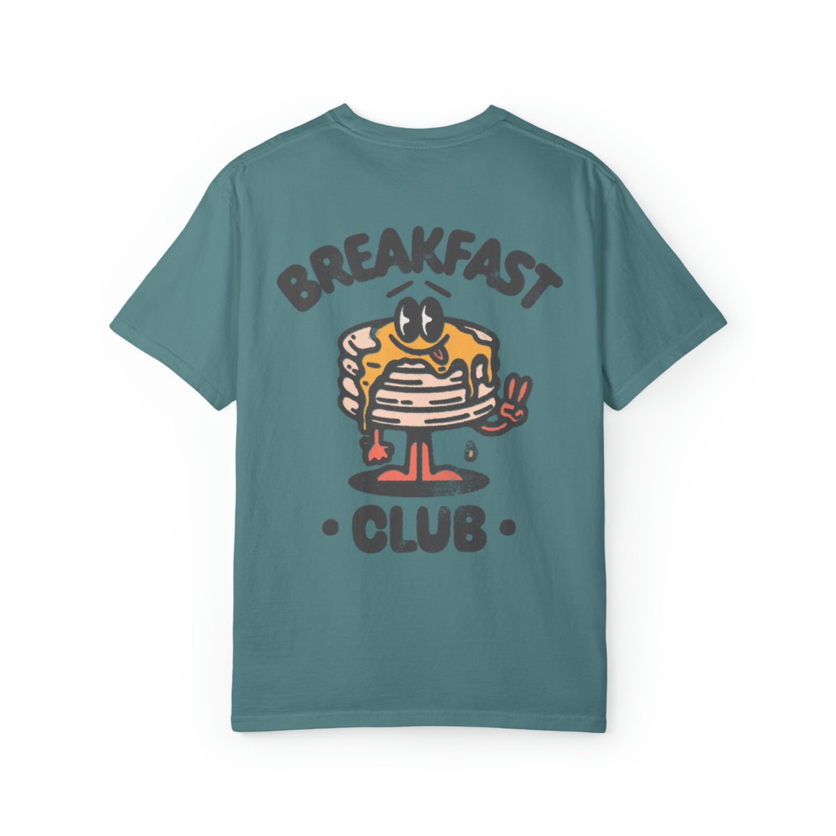 Breakfast Club Retro Comfort Colors Oversized Tee Vintage Pancake Shirt ...