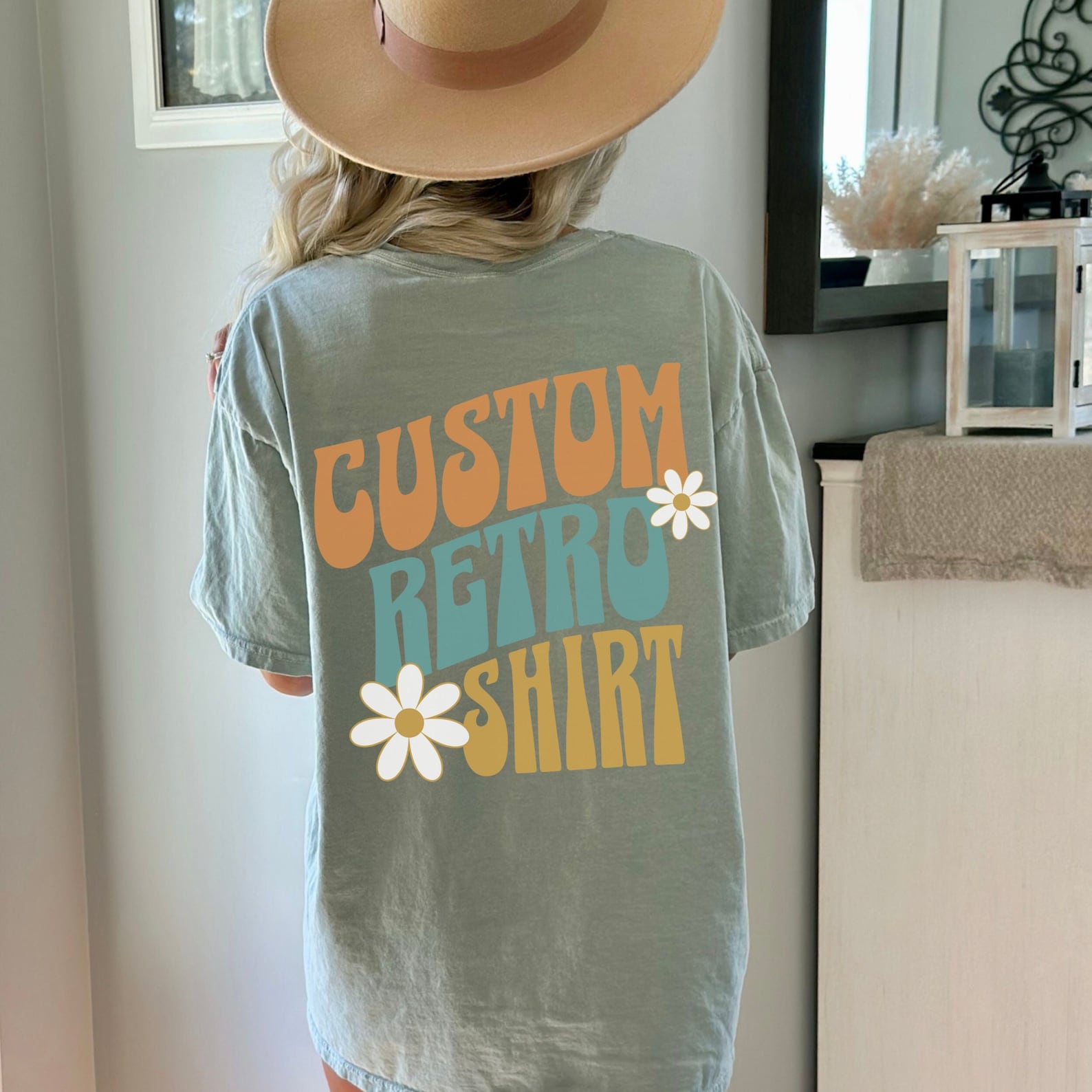 Custom Retro Font Shirt Personalized Cottagecore Shirt Groovy Tshirt ...