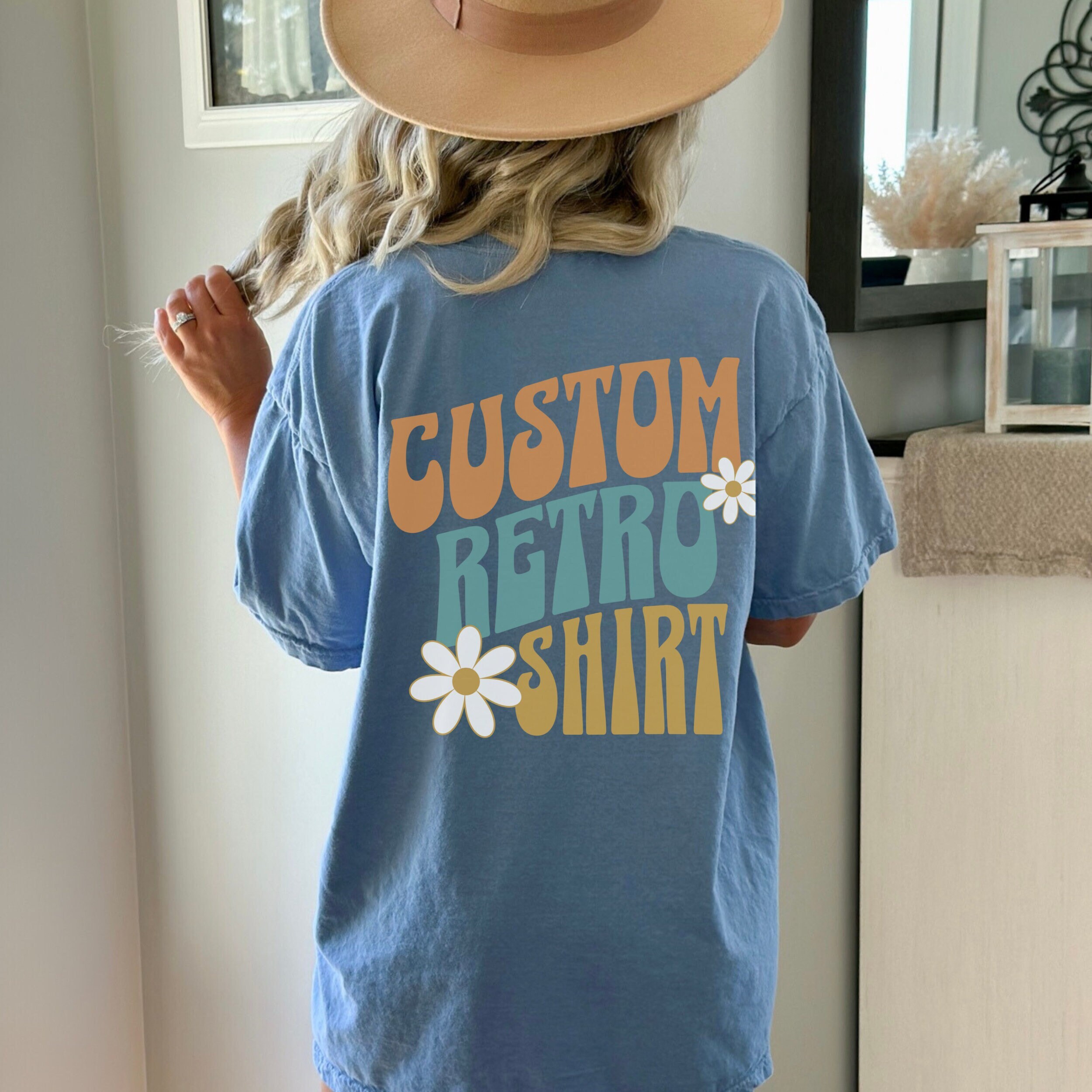 Custom Retro Font Shirt Personalized Cottagecore Shirt Groovy Tshirt ...